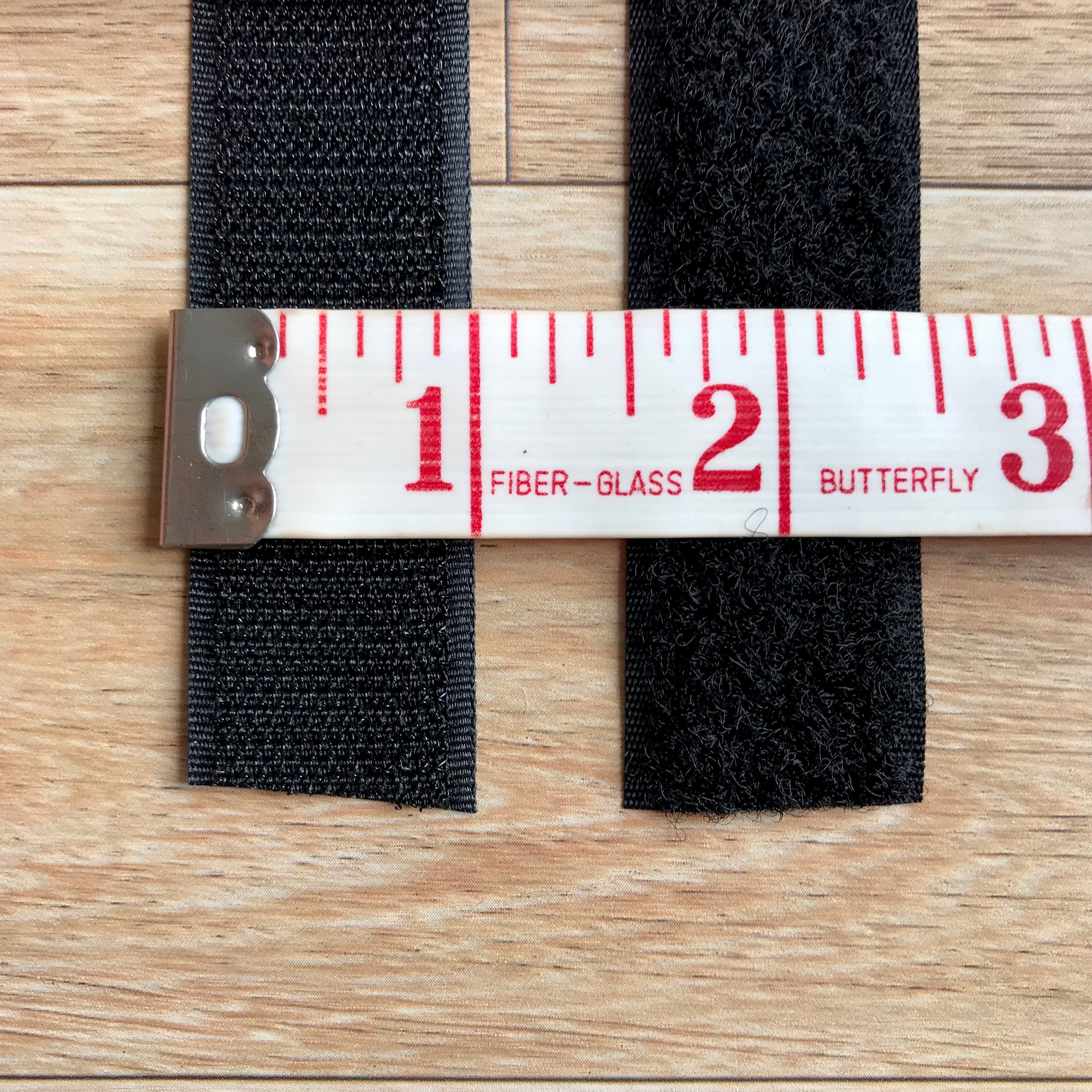 1 inch Black Velcro Brand Hook and Loop Tape - Sewing Supplies Canada