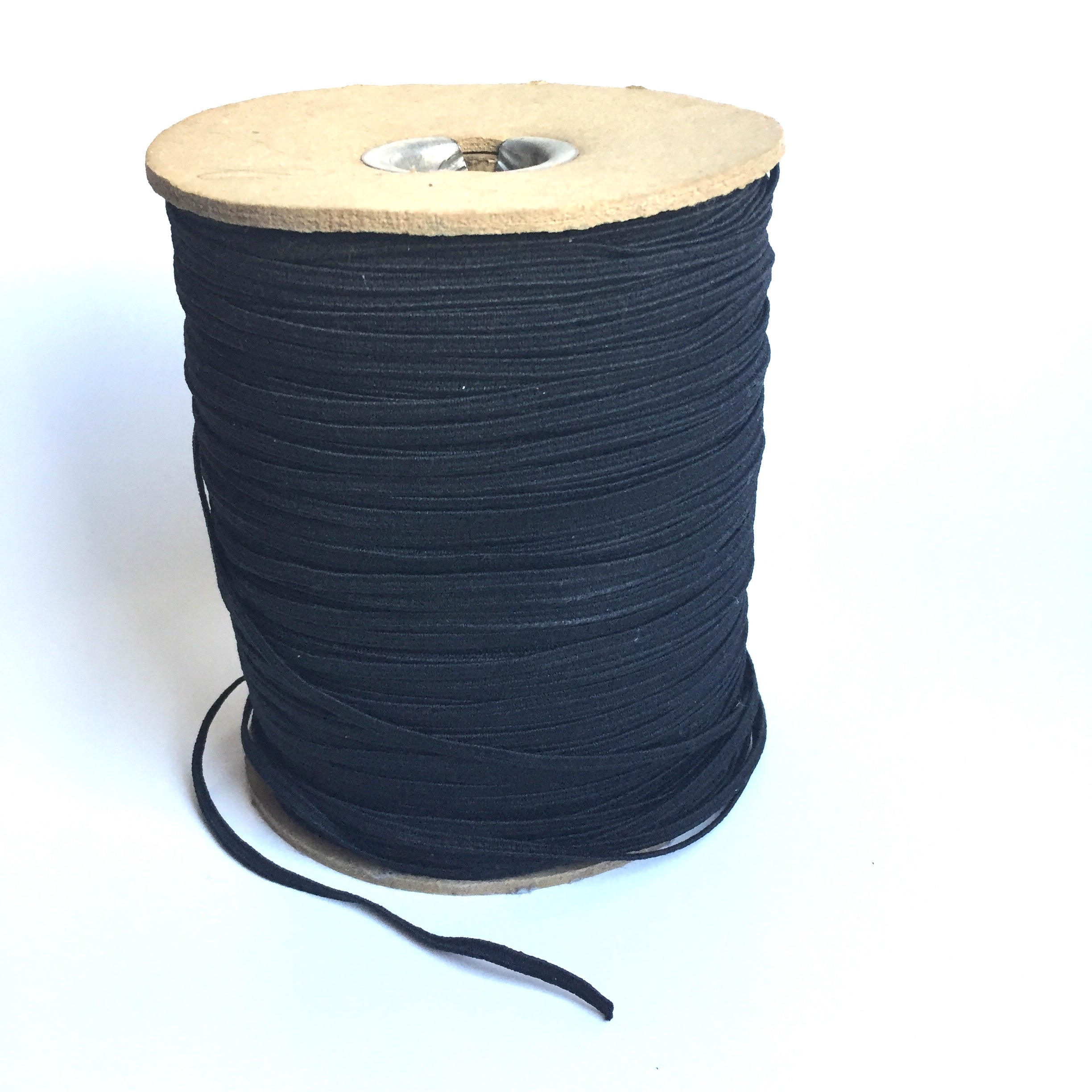 10 meters 1/8 (3mm) black elastics - Sewing Supplies Canada